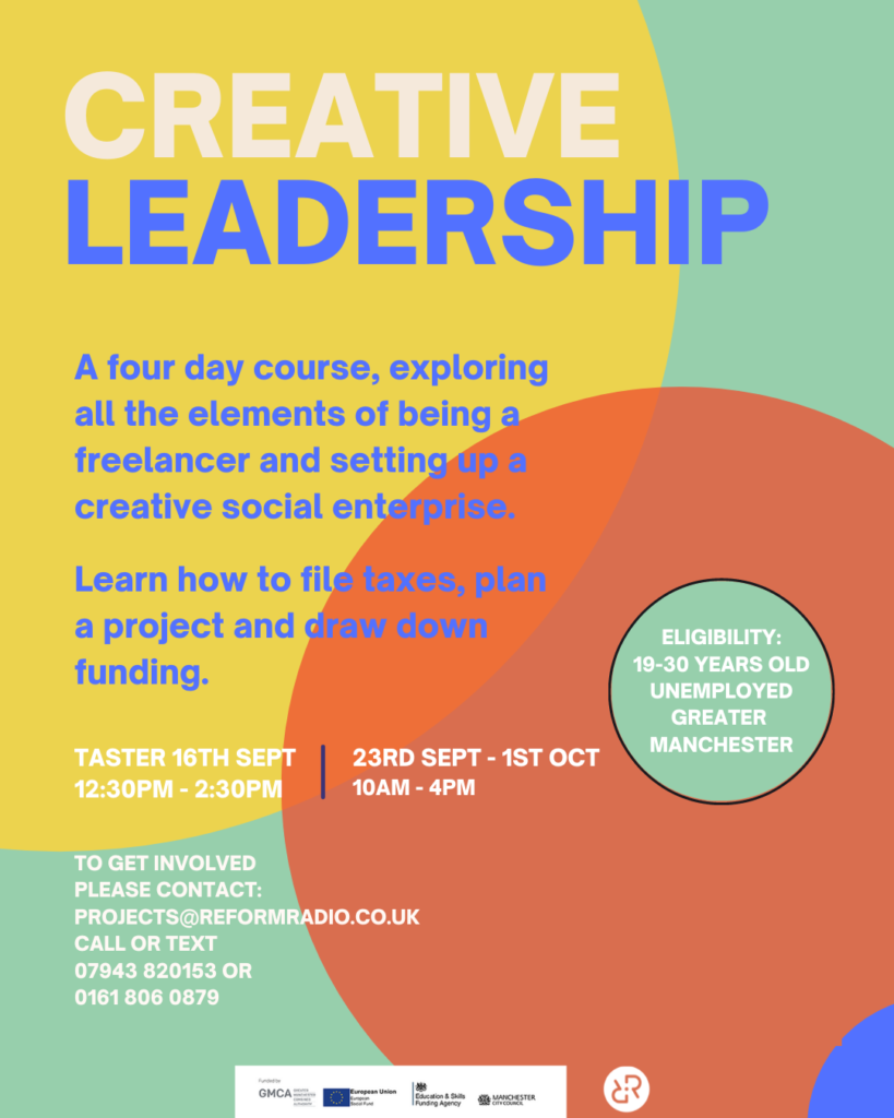 Creative Leadership: 4 Day Course on Being a Freelancer and Setting Up ...